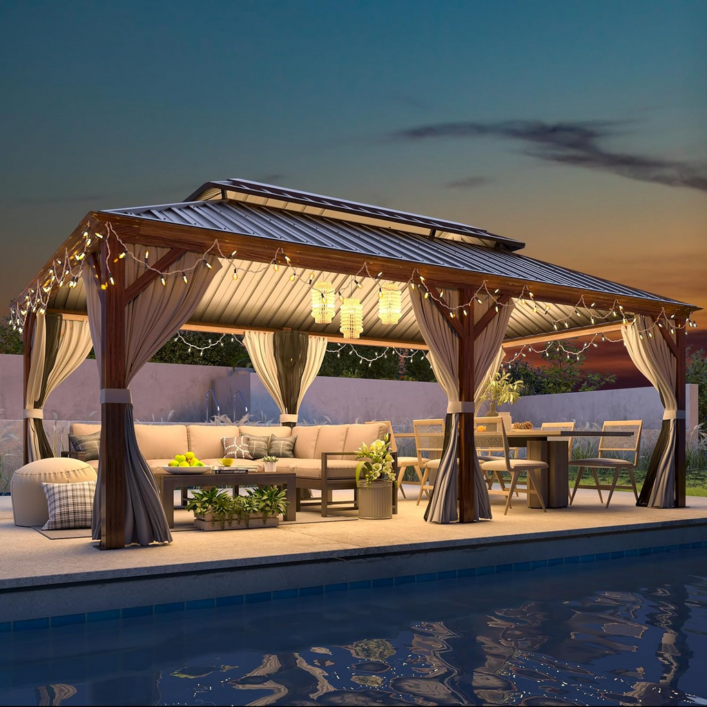 Gazebo with Sides | Luxury, Space, & Durability – EROMMY – Erommy