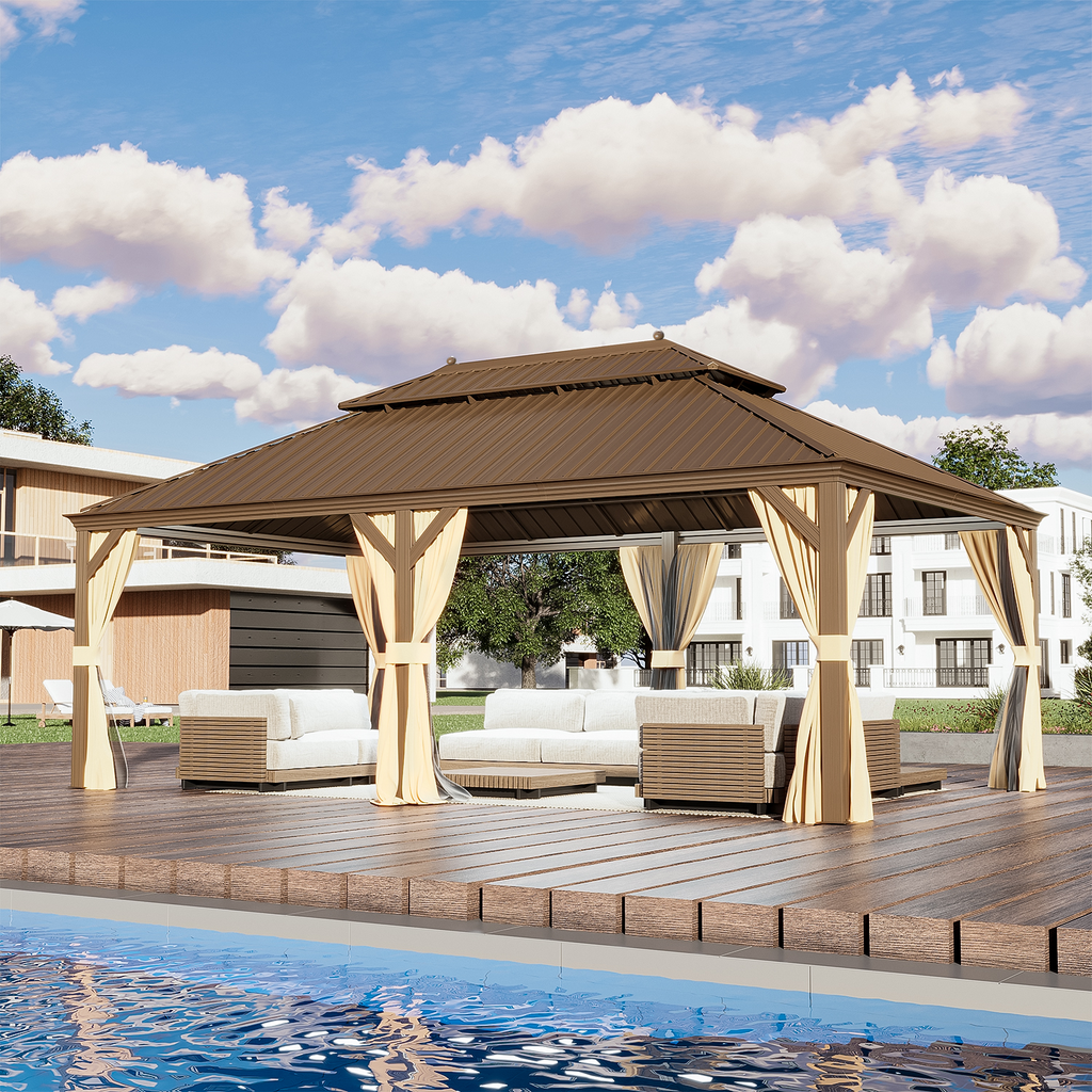 12x22 Gazebo | Durable & Elegant Outdoor Shelter – EROMMY – Erommy