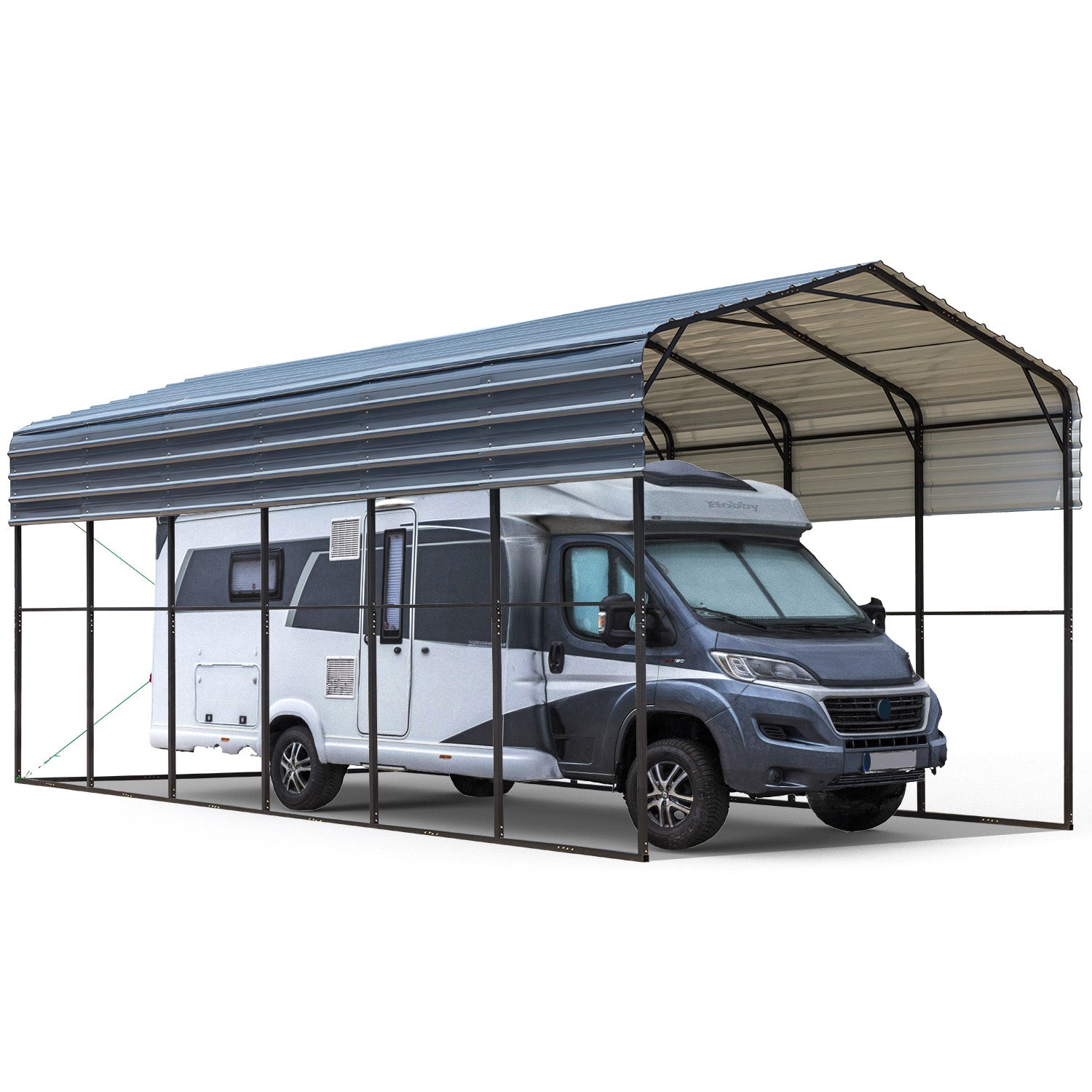 EROMMY 14’ x 30’ RV Metal Carport, Heavy Duty Carport Canopy with Galv ...