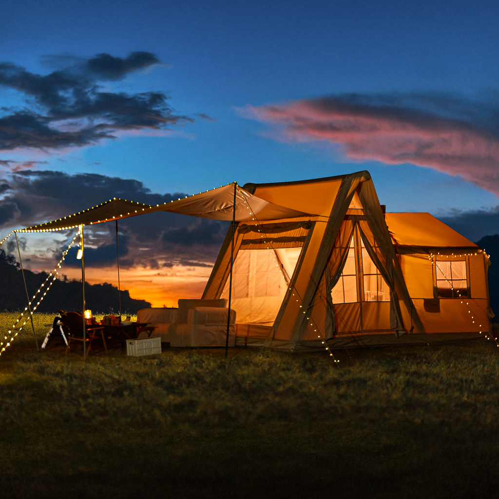 Huge Camping Tent | Detachable Canopy - EROMMY – Erommy