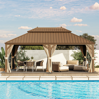 12x22 Gazebo | Durable & Elegant Outdoor Shelter – EROMMY – Erommy