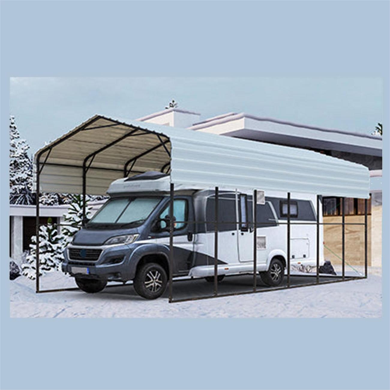 EROMMY 14’ x 30’ RV Metal Carport, Heavy Duty Carport Canopy with Galv ...