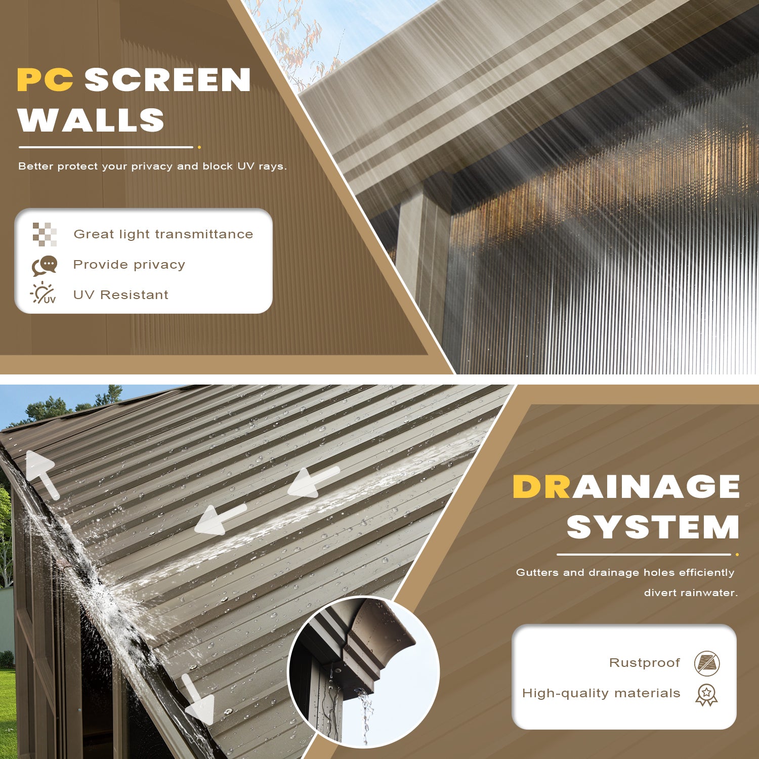 12X14 Florida Sunroom | Versatile Florida Room Kit - EROMMY – Erommy