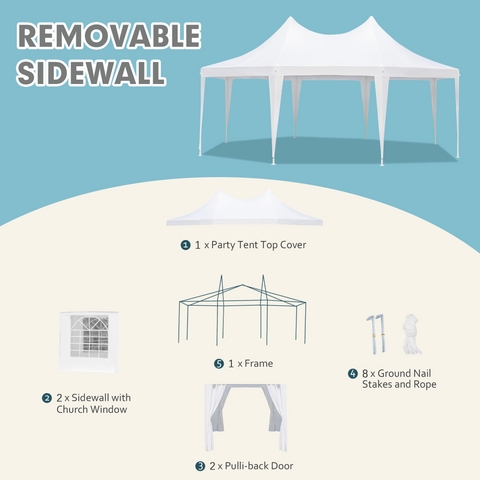 15x20 Canopy | Durable & Customizable Shelter – EROMMY – Erommy