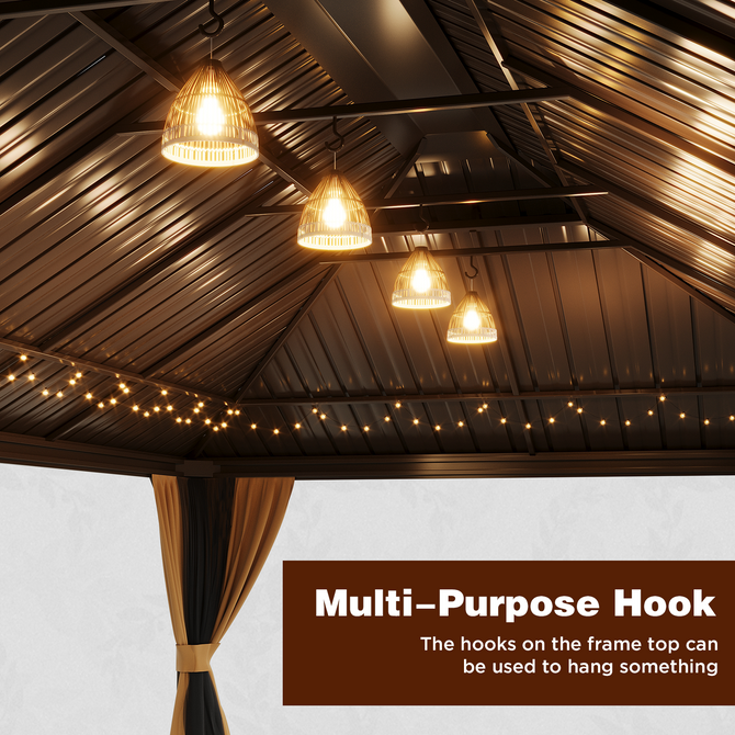 12x22 Gazebo | Durable & Elegant Outdoor Shelter – EROMMY – Erommy